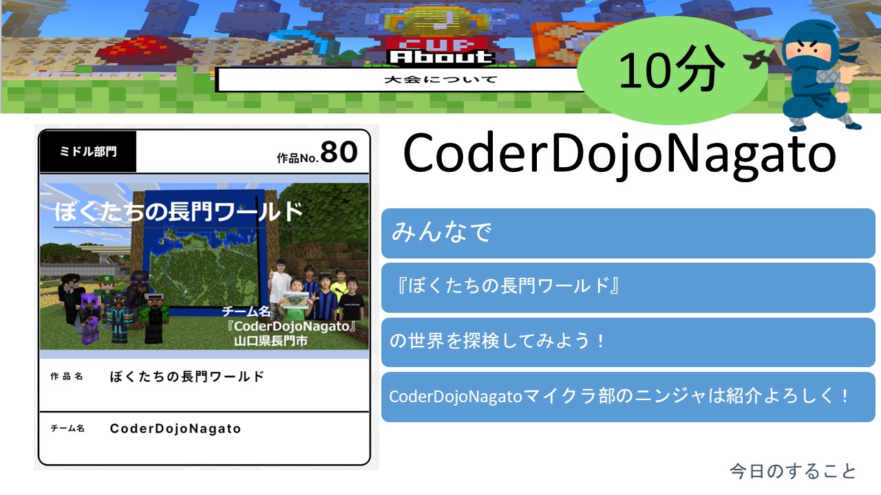 2022年12月24日のCoderDojoを終了しました。 | 長門市しごとセンター
